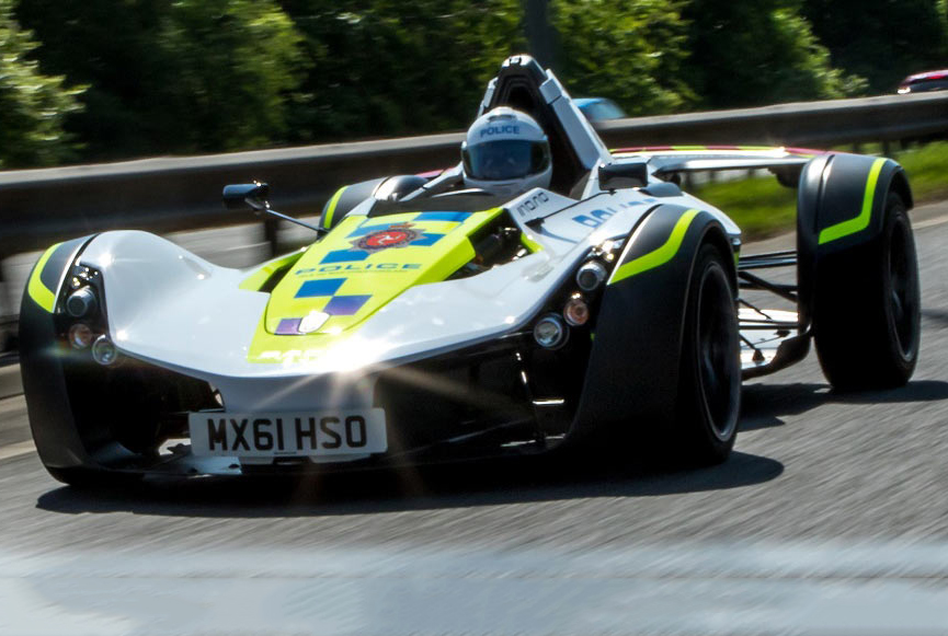 BAC Mono е новата патрулка на о-в Ман. Съотношение мощност/маса: 580 ...