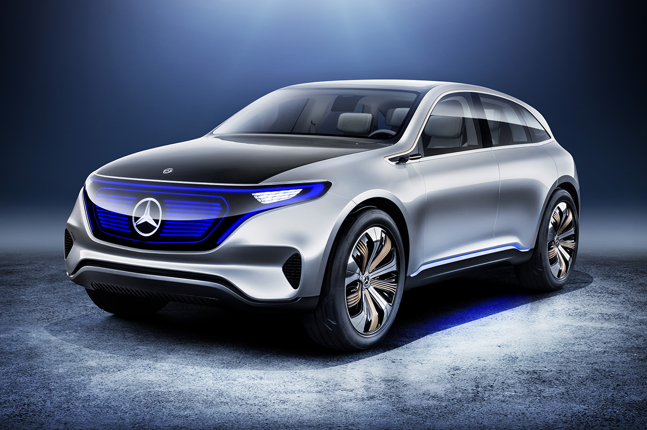Mercedes-Benz Generation EQ: 400 електрически коня и до 500 км с едно ...
