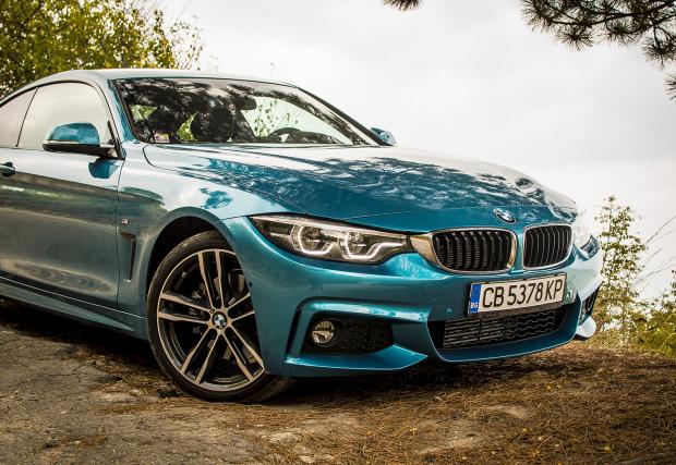 Карахме обновеното BMW Серия 4 в модификация 430d xDrive и в цвят ...